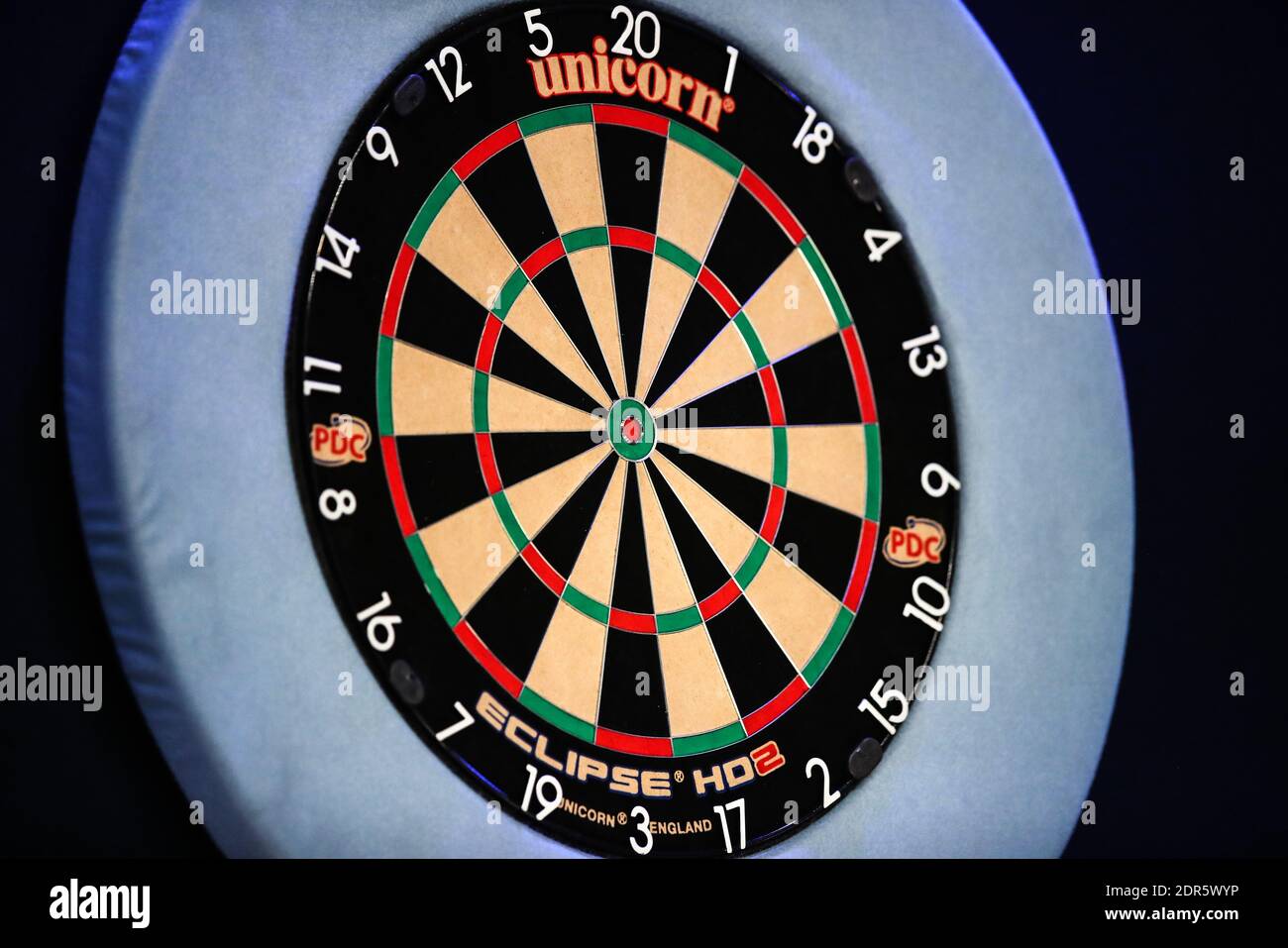 General view of a dartboard during day six of the William Hill World ...
