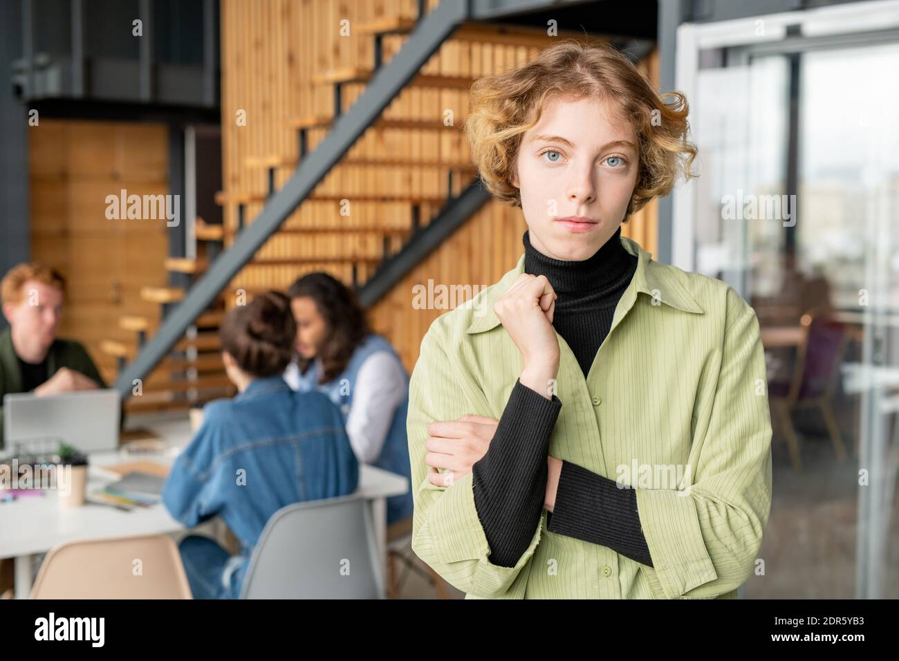 Serious discussion classroom hi-res stock photography and images - Alamy