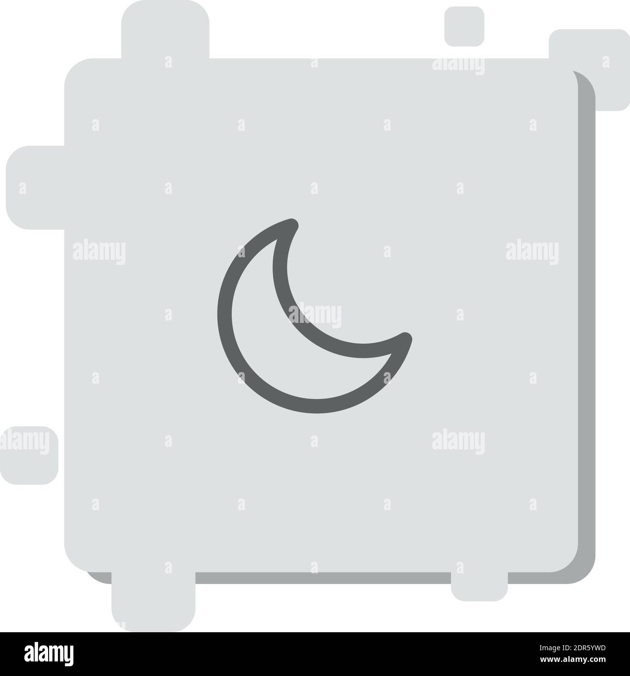 sleep mode vector icon modern simple vector illustration Stock Vector ...