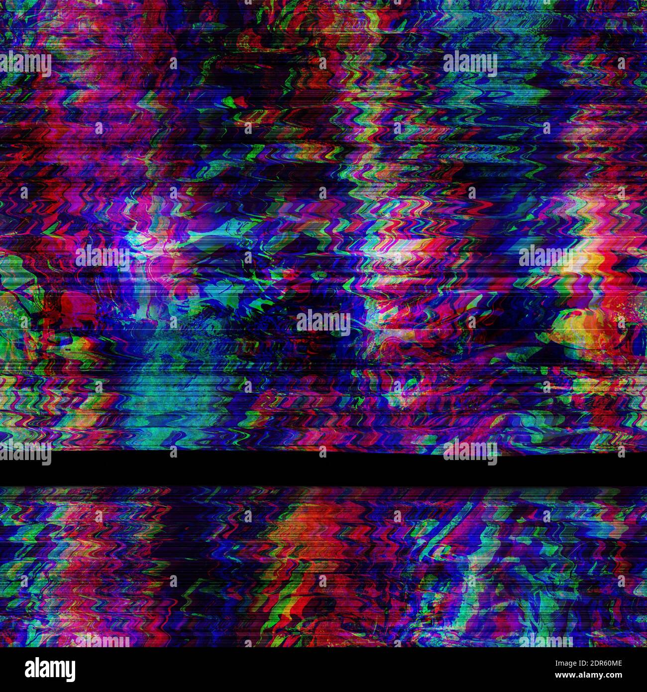 Seamless techno glitch RGB computer monitor noise Stock Photo - Alamy