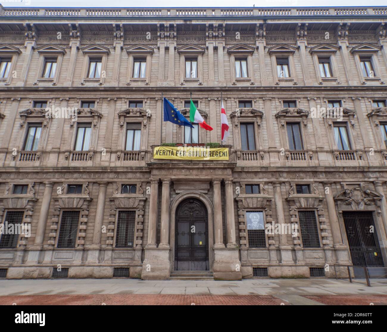 Palazzo Marino, 16th century, seat of the municipality of Milan in ...
