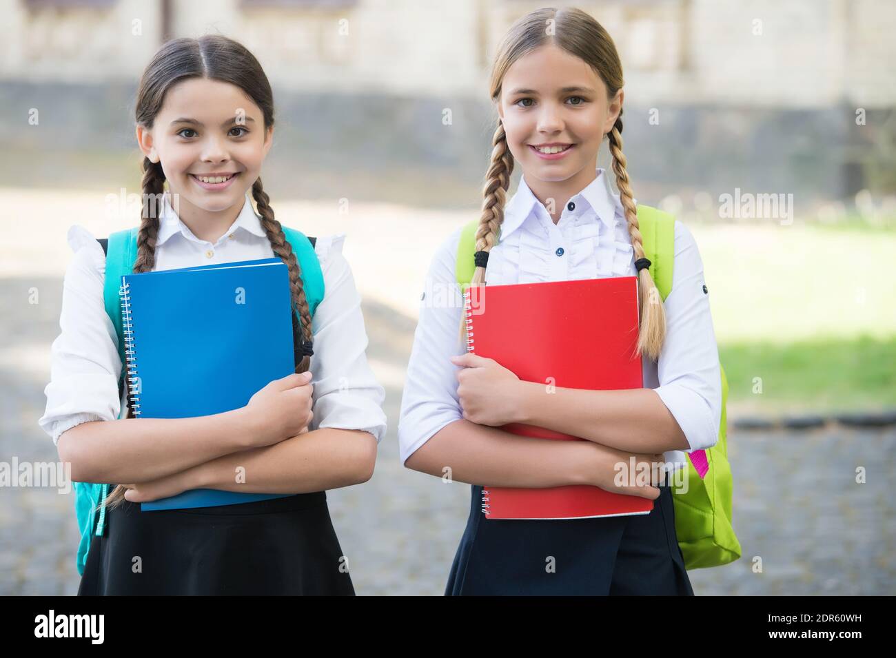 Happy Kids In School Uniforms