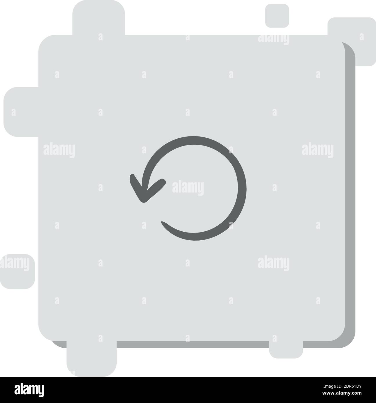 reload vector icon modern simple vector illustration Stock Vector Image ...