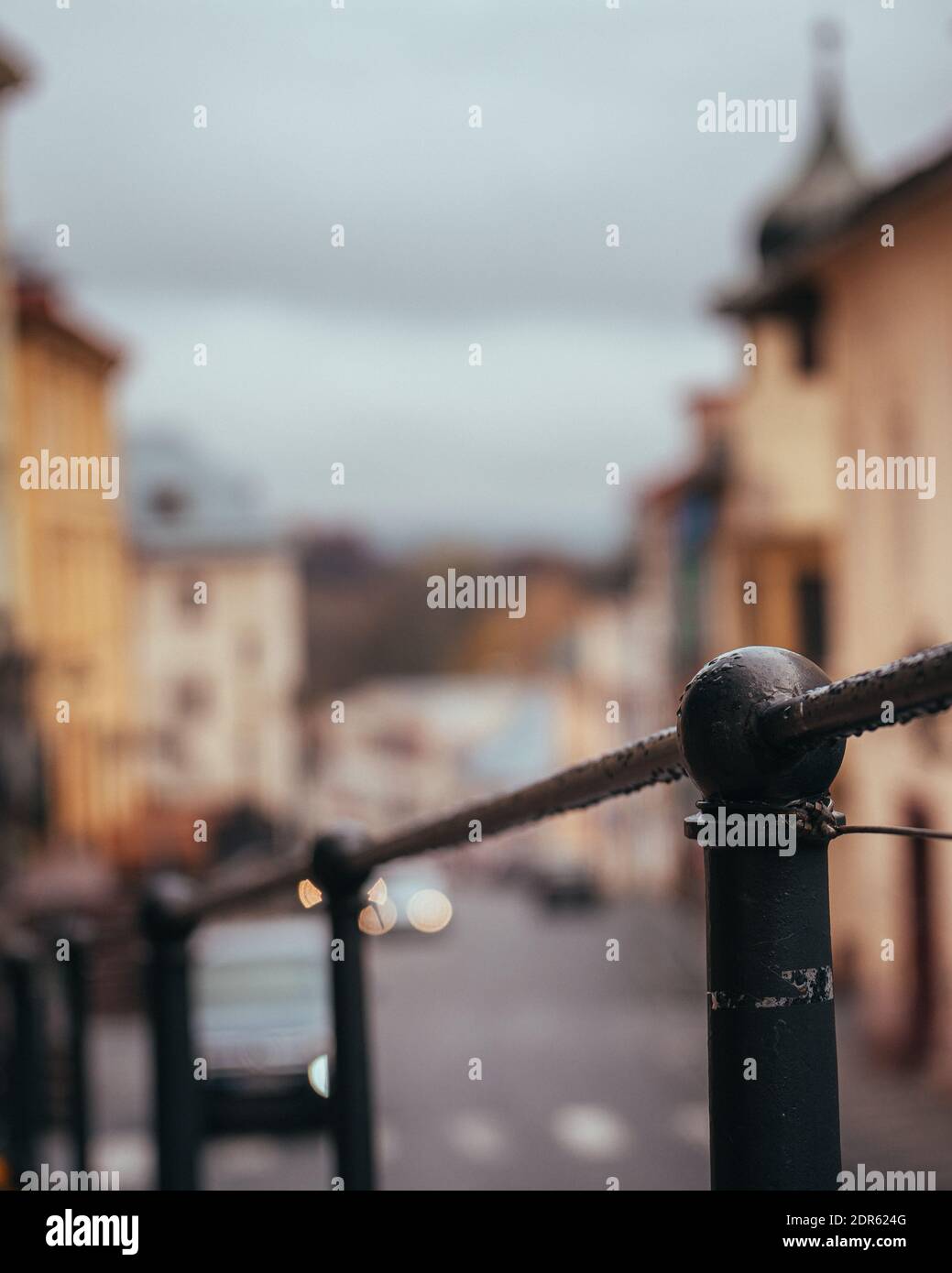 Vertical closeup shot railings hi-res stock photography and images - Alamy