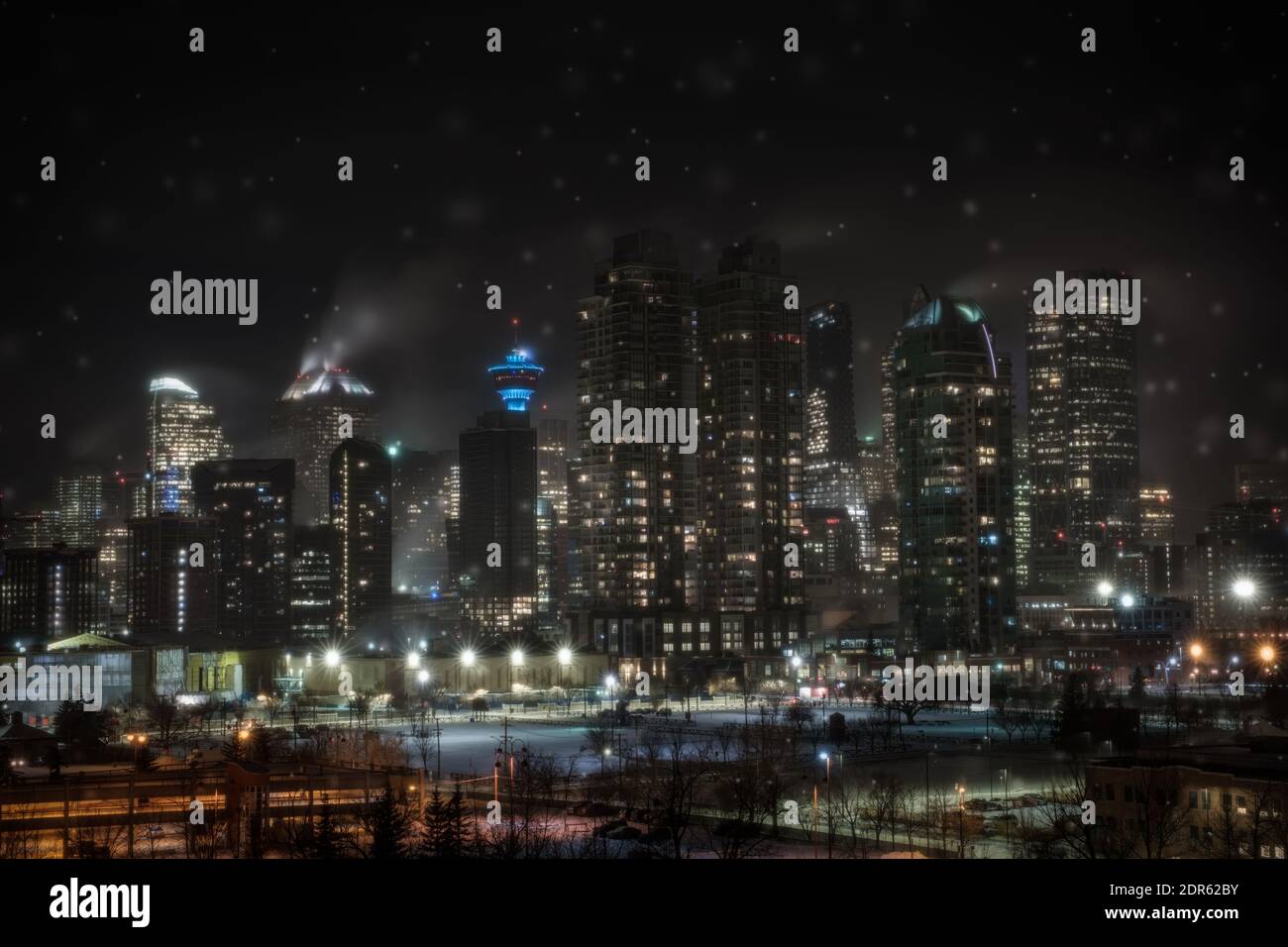 Calgary winter scene hi-res stock photography and images - Alamy