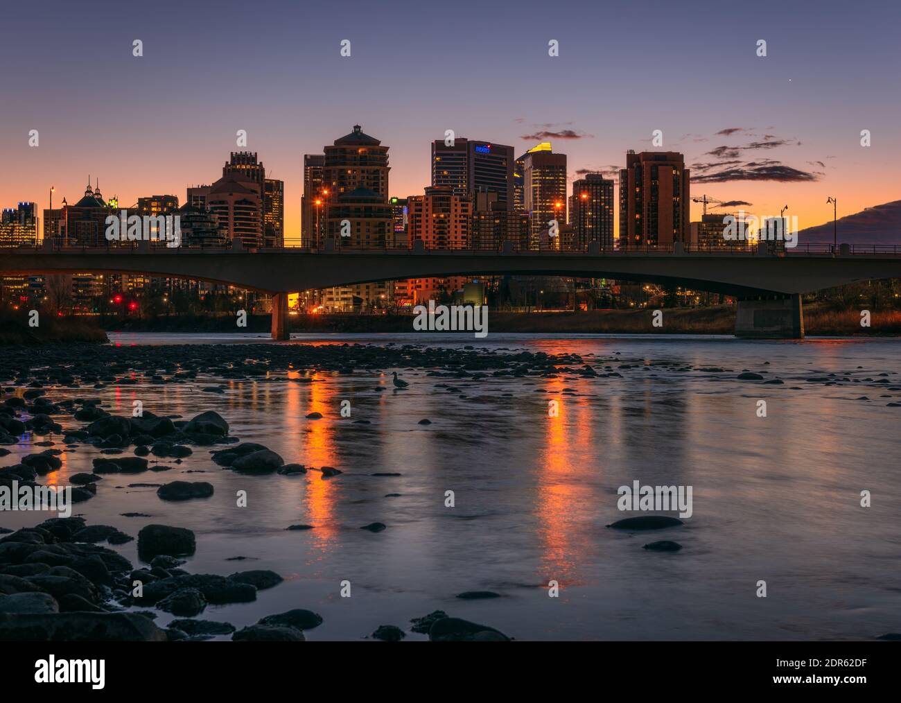 Bow river bridge banff alberta hi-res stock photography and images - Alamy