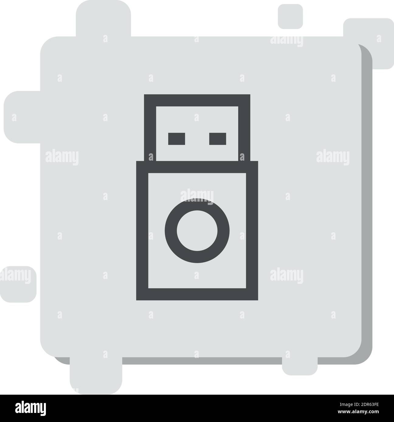 pen drive vector icon modern simple vector illustration Stock Vector ...