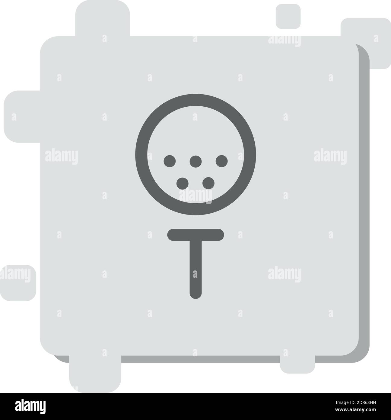 golf ball vector icon modern simple vector illustration Stock Vector ...
