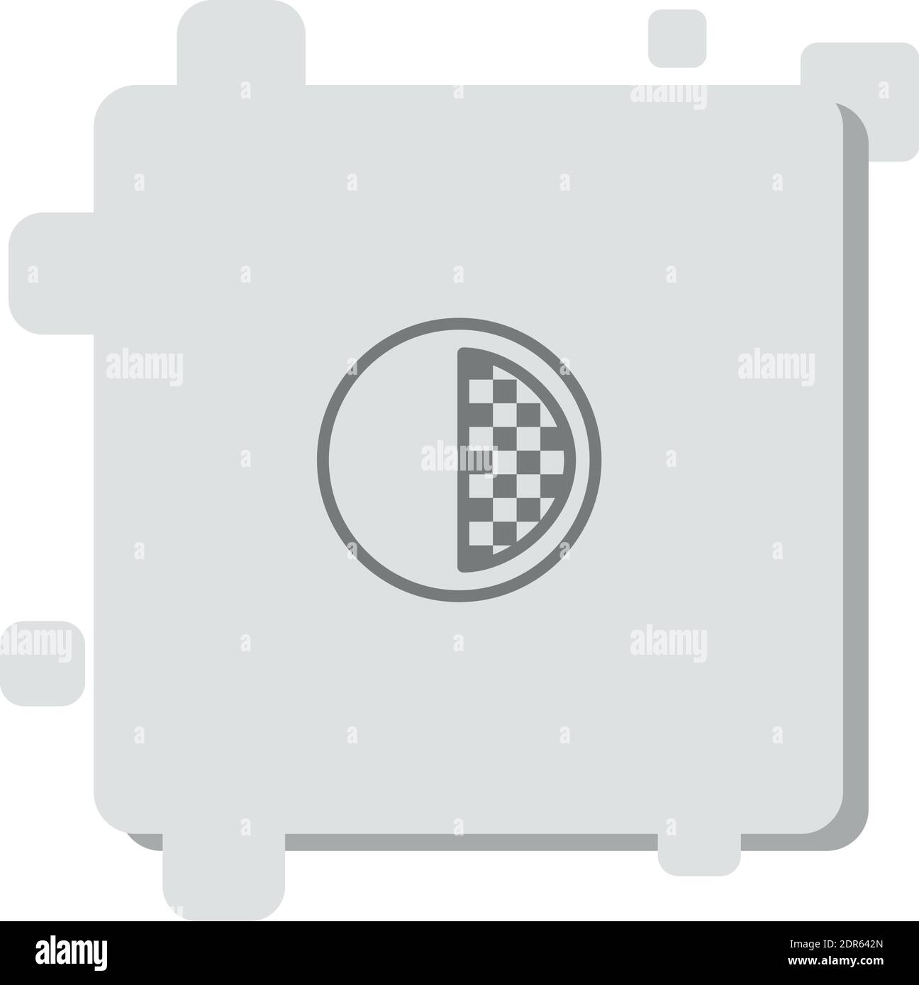 contrast vector icon modern simple vector illustration Stock Vector ...