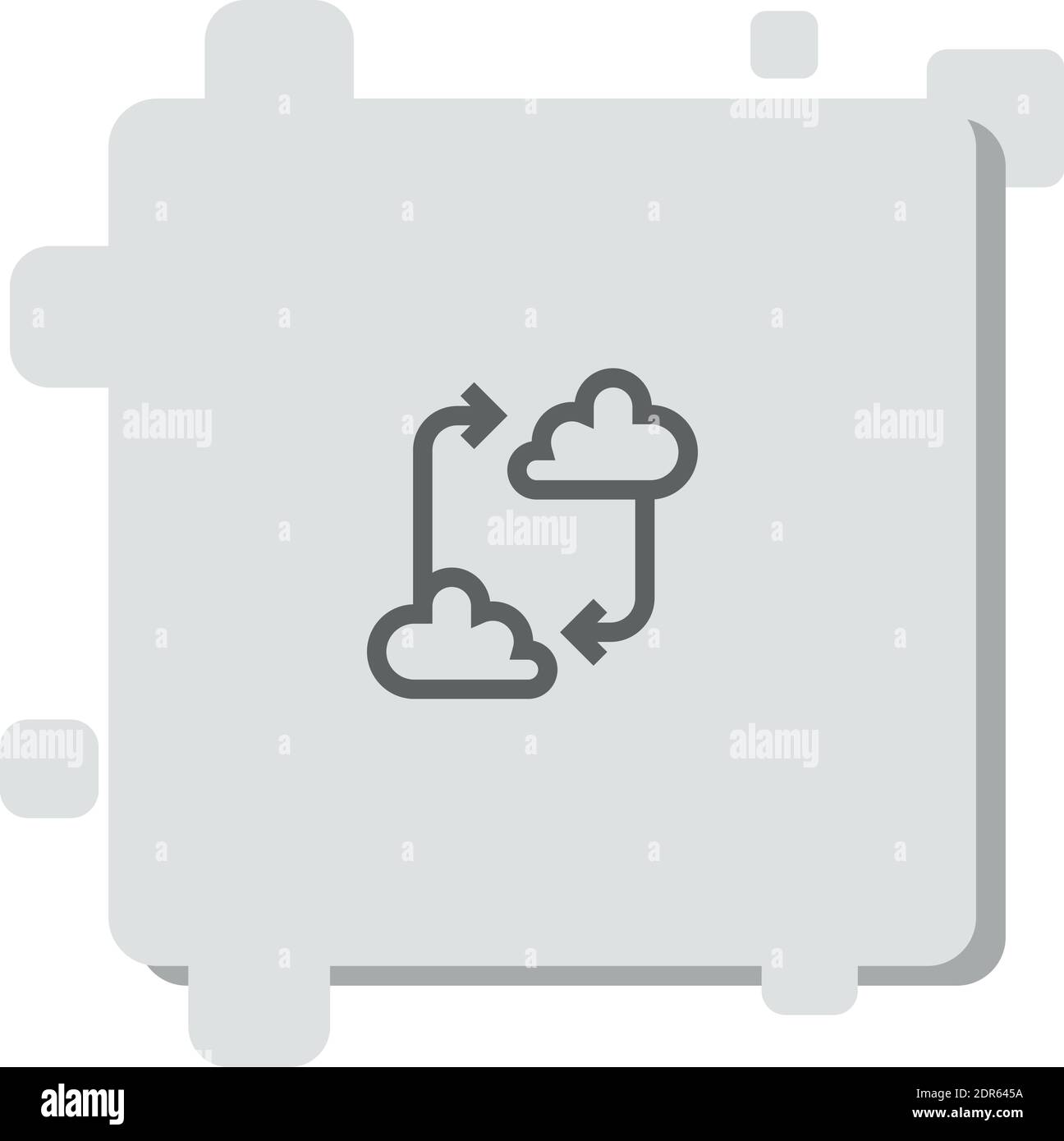 sharing vector icon modern simple vector illustration Stock Vector ...