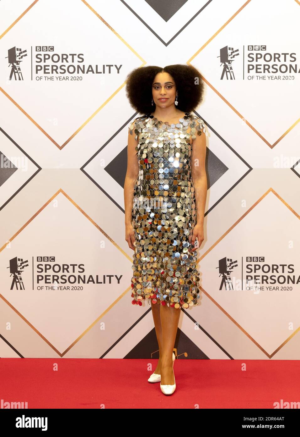 Celeste on the red carpet prior to the BBC Sports Personality of the ...