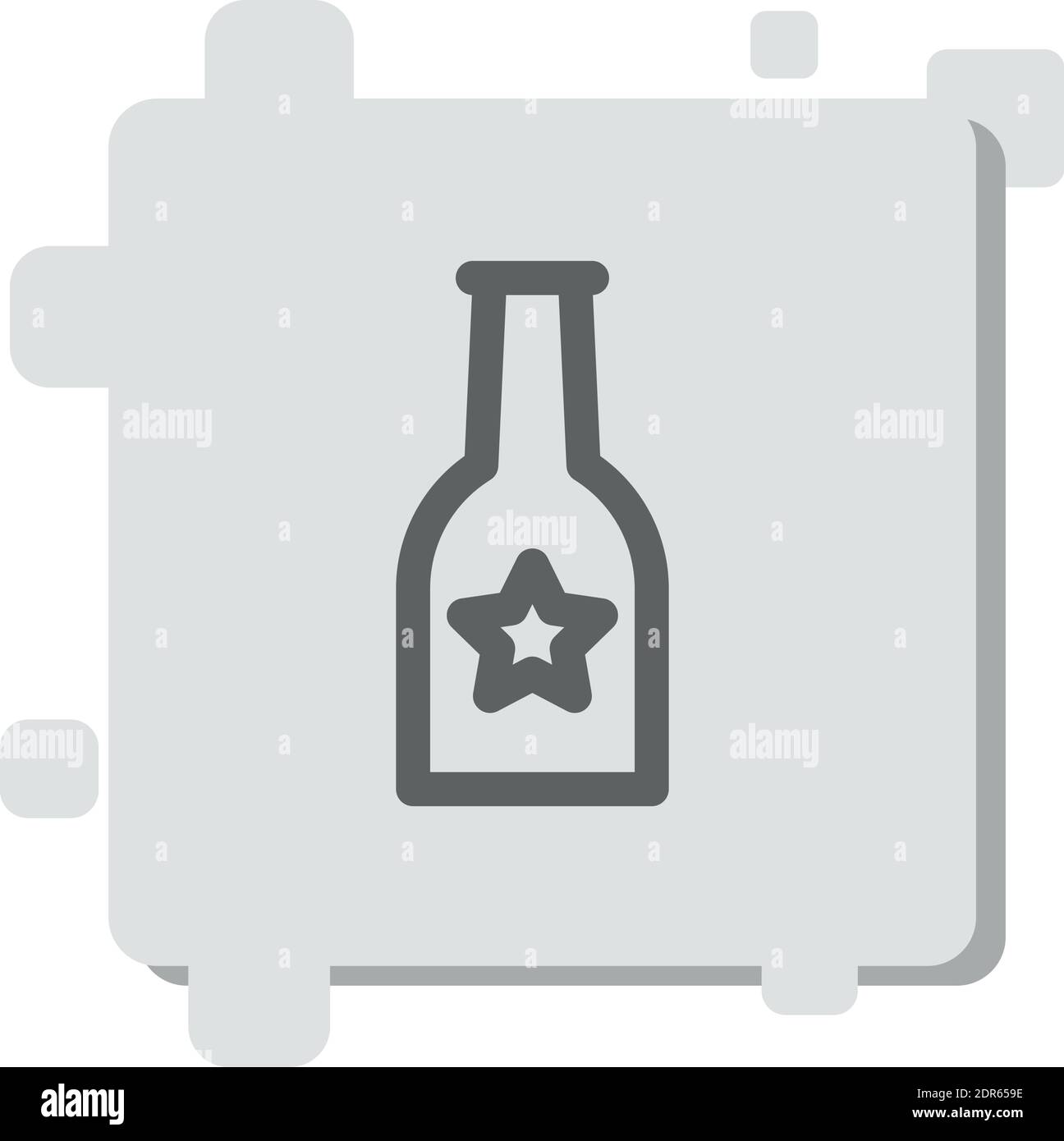 champagne vector icon modern simple vector illustration Stock Vector ...