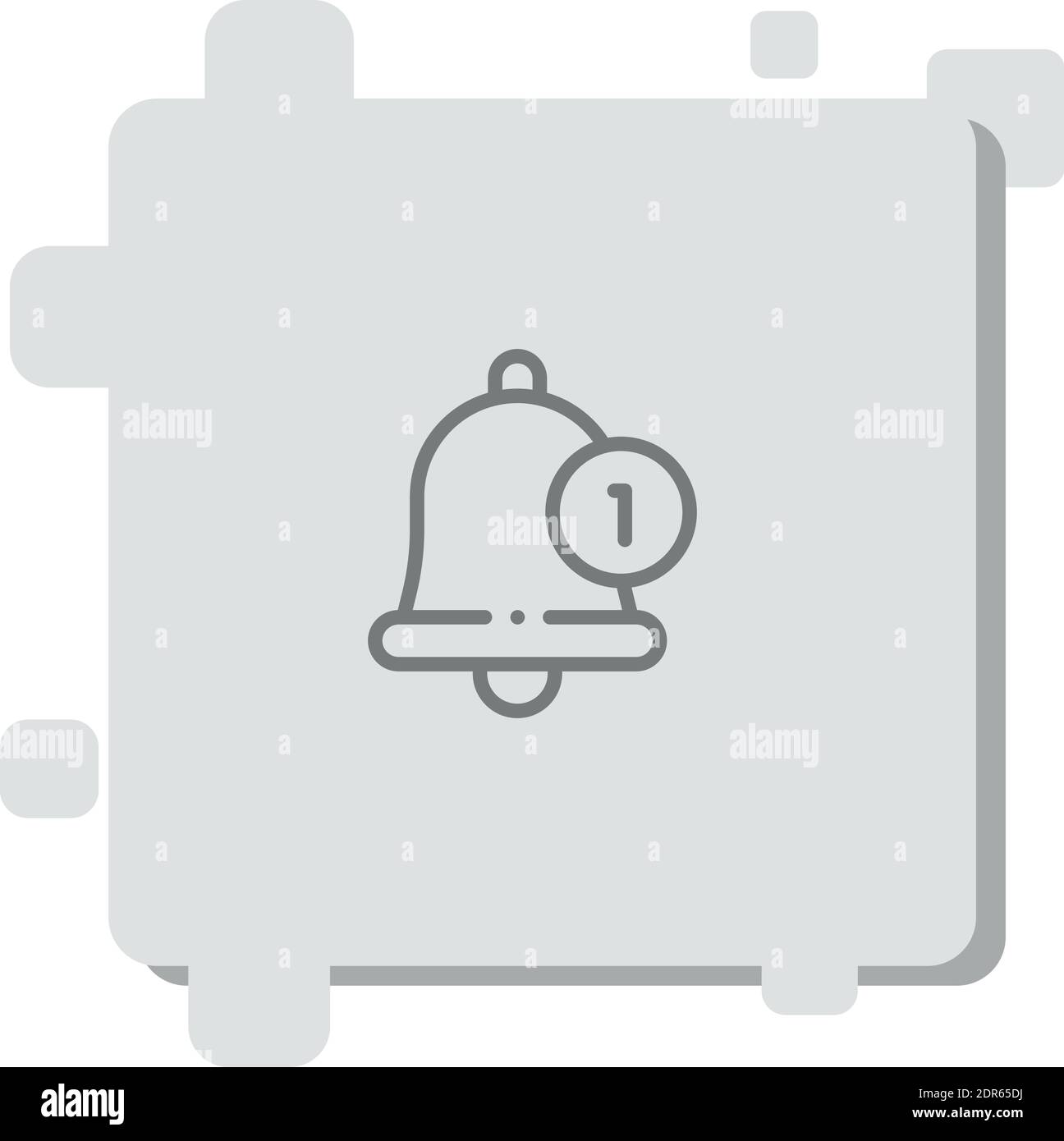 Modern door bell Stock Vector Images - Alamy