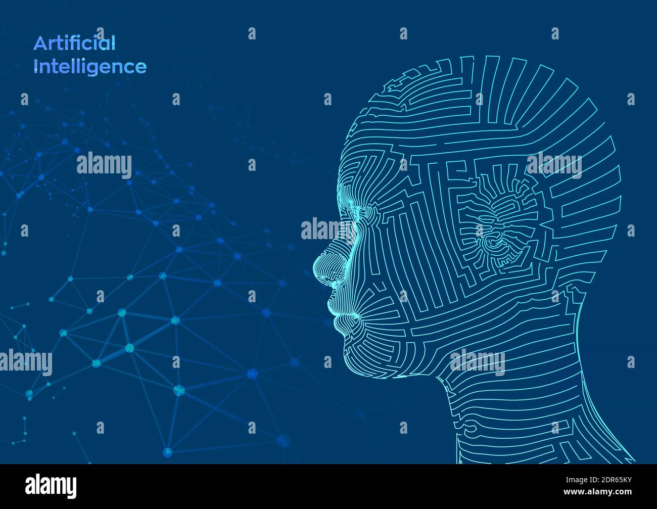 An artificial intelligence technology solutions (AI Stock Photo - Alamy