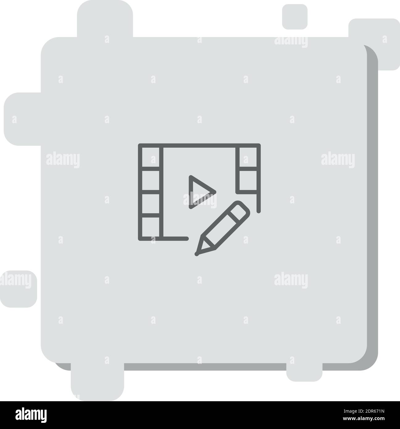 video player vector icon modern simple vector illustration Stock Vector ...