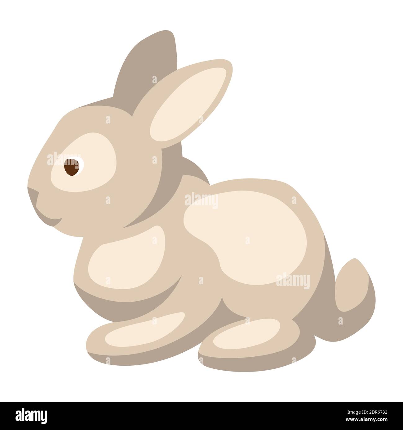 Cute Easter Bunny illustration Stock Vector Image & Art - Alamy