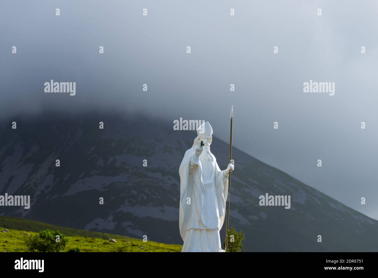 Croagh Patrick, nicknamed the Reek in County Mayo after Mweelrea and ...