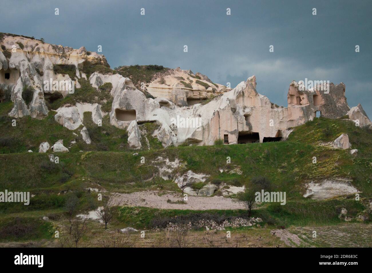Cappadocia Turkey. Cappadocia fairy chimneys in Turkey. Nevsehir ...