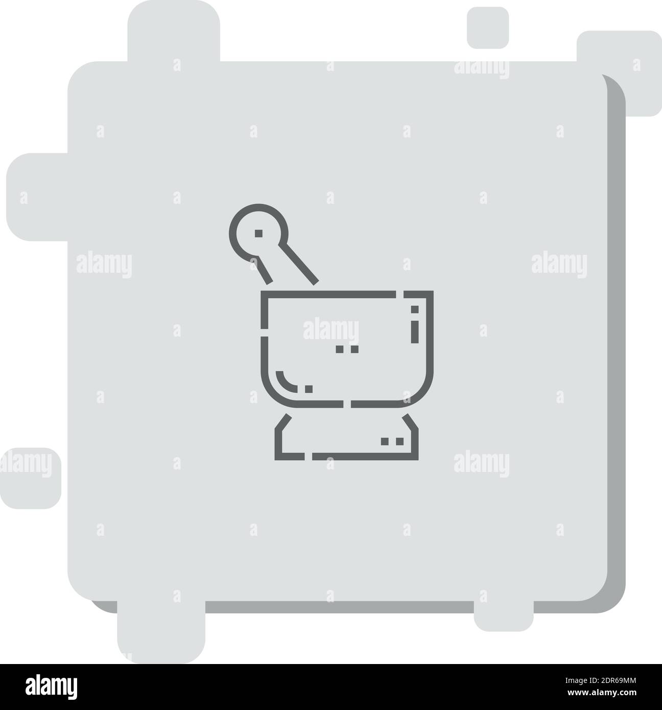 mortar vector icon modern simple vector illustration Stock Vector Image ...