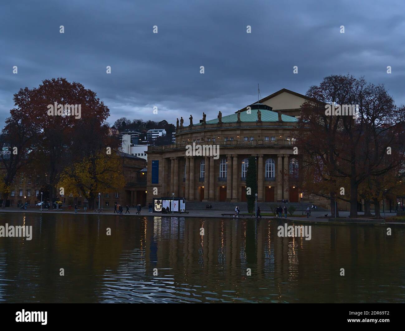 Famous historic opera house of Stuttgart, capital of Baden-Wuerttemberg ...