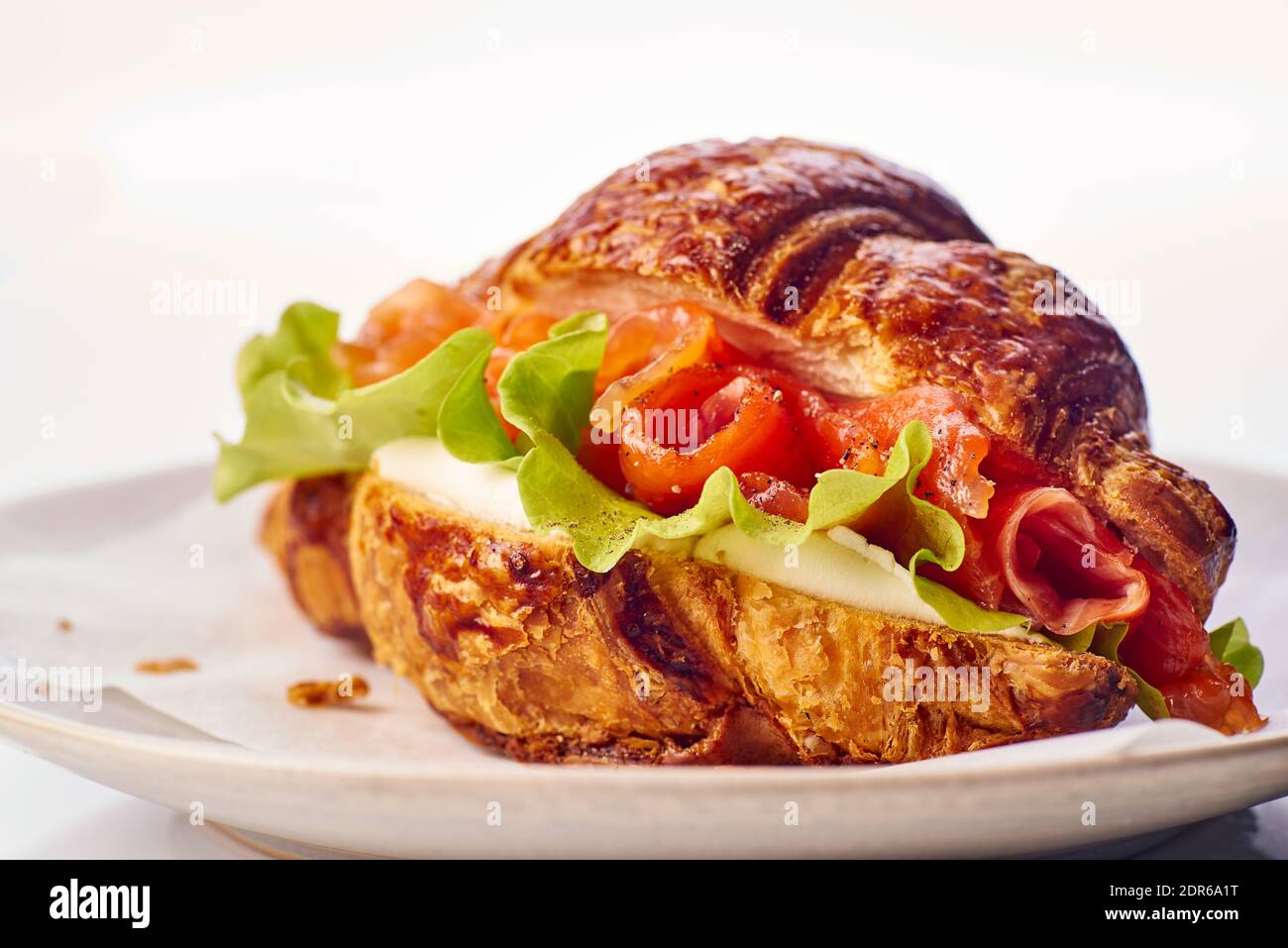 Croissant with red fish hi-res stock photography and images - Alamy