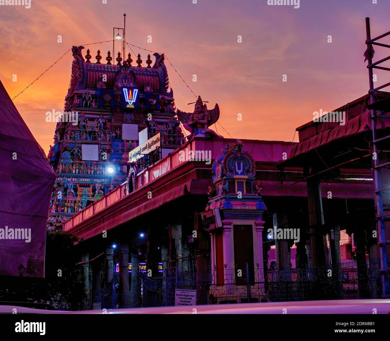 Chennai, South India - October 27, 2018: A hindu temple Dedicated to ...
