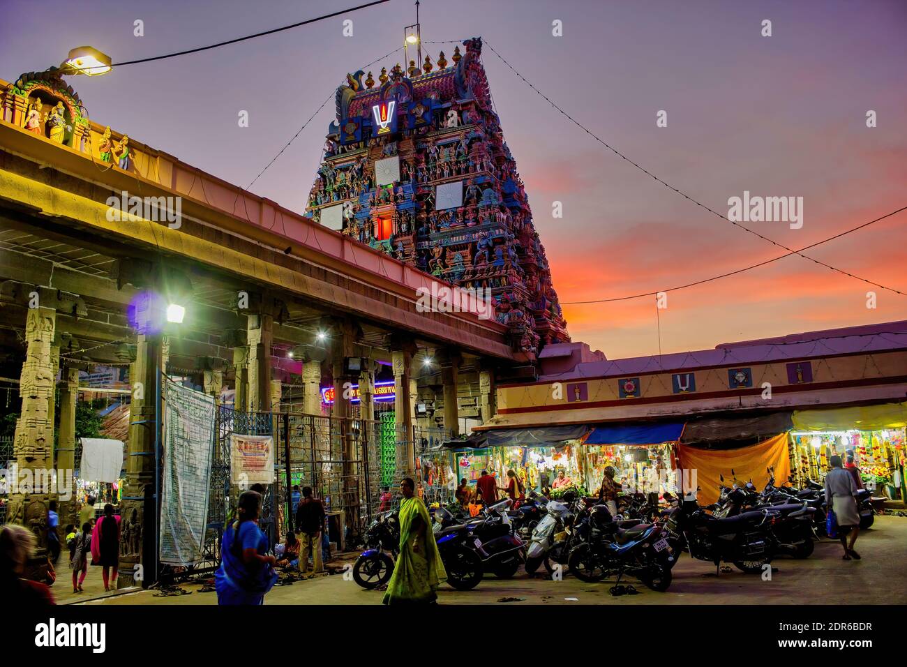 Chennai, South India - October 27, 2018: A hindu temple Dedicated to ...