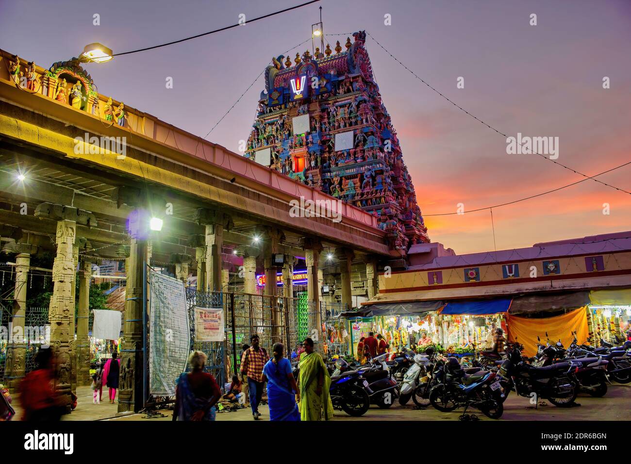 Chennai, South India - October 27, 2018: A hindu temple Dedicated to ...