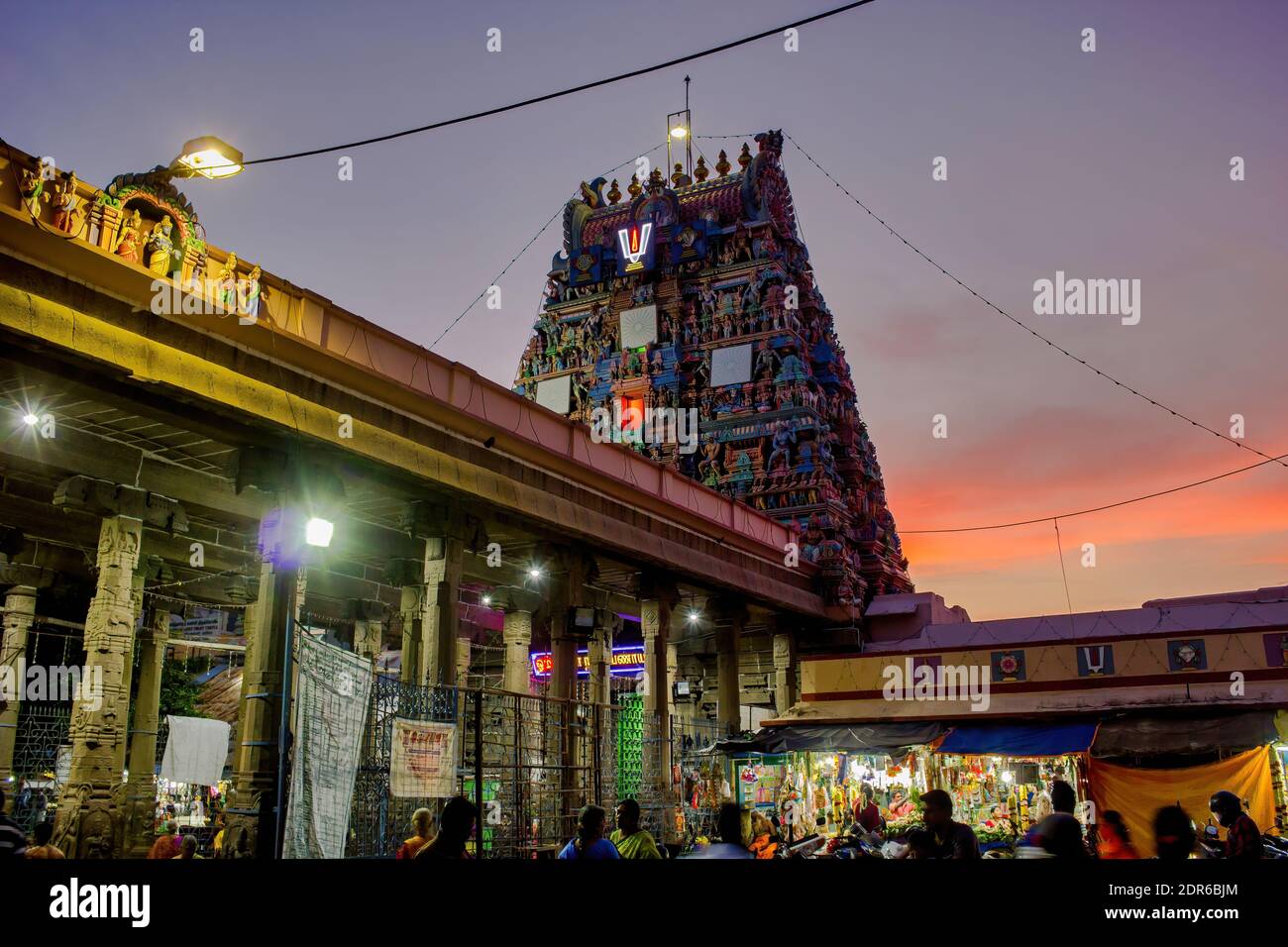 Chennai, South India - October 27, 2018: A hindu temple Dedicated to ...