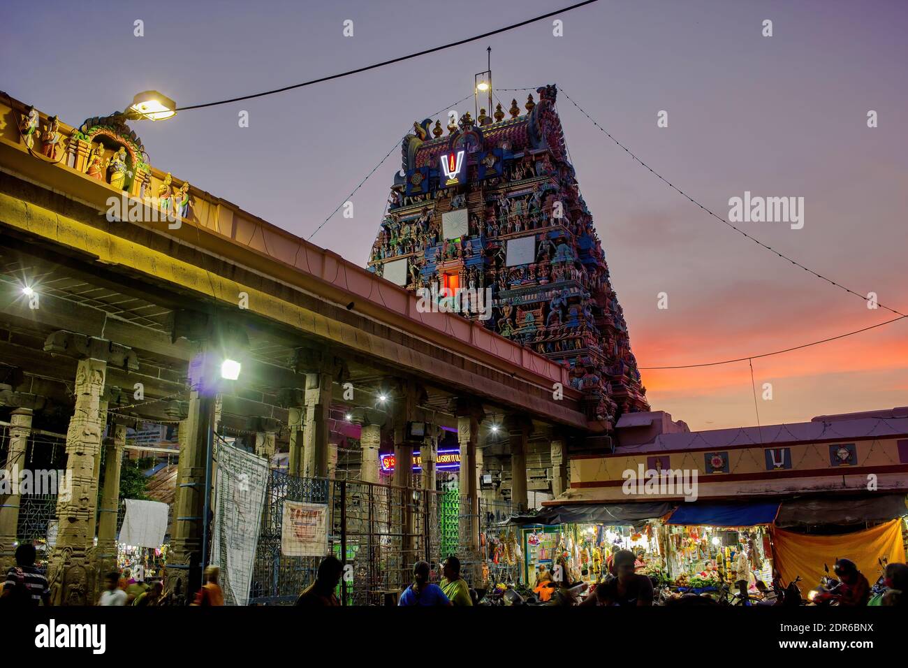 Chennai, South India - October 27, 2018: A hindu temple Dedicated to ...
