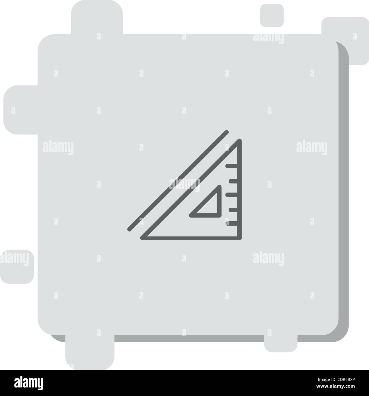 ruler vector icon modern simple vector illustration Stock Vector Image ...