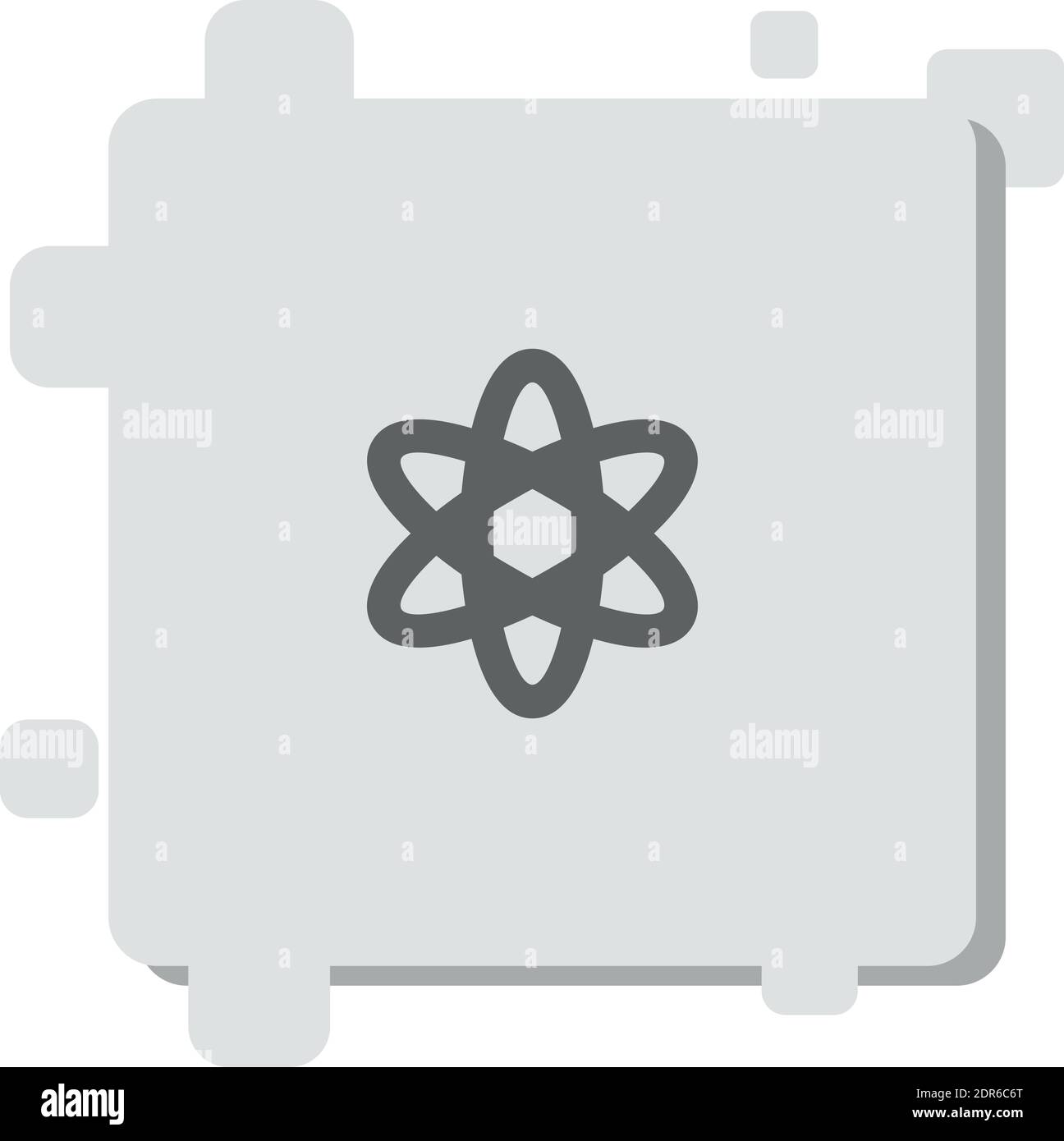 atomic vector icon modern simple vector illustration Stock Vector Image ...