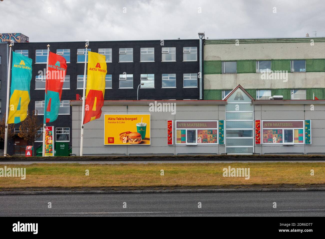 Aktu Taktu Burger Fast Food Restaurant Drive Thru Reykjavik Iceland ...