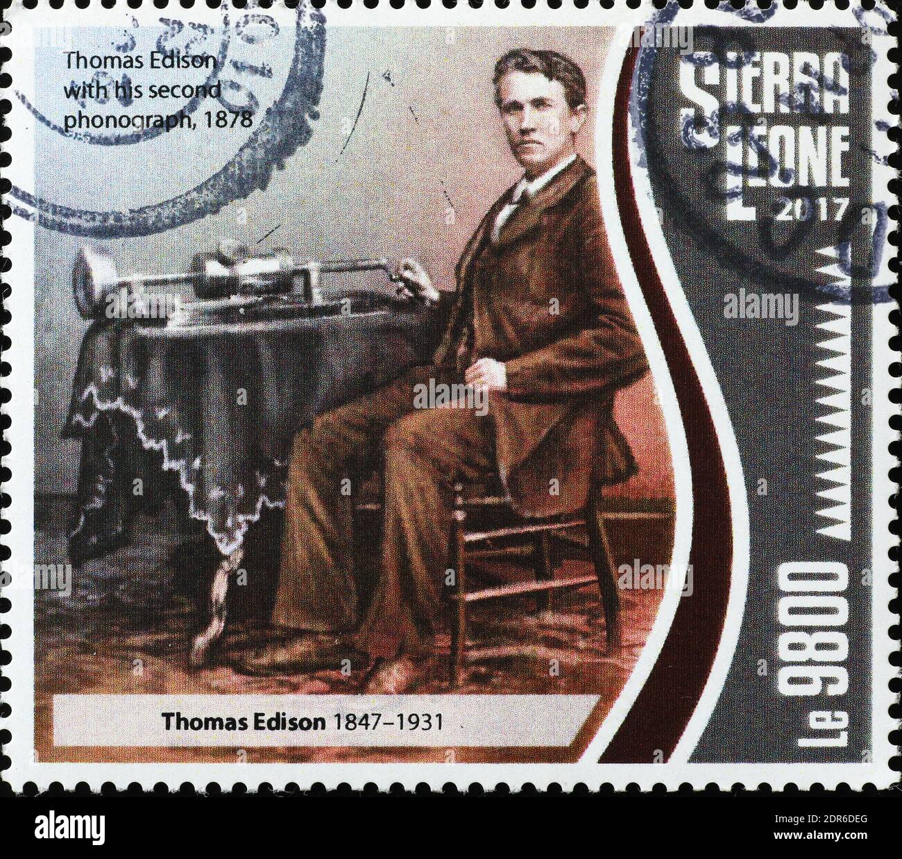 Sierra leone postage stamp hi-res stock photography and images - Alamy