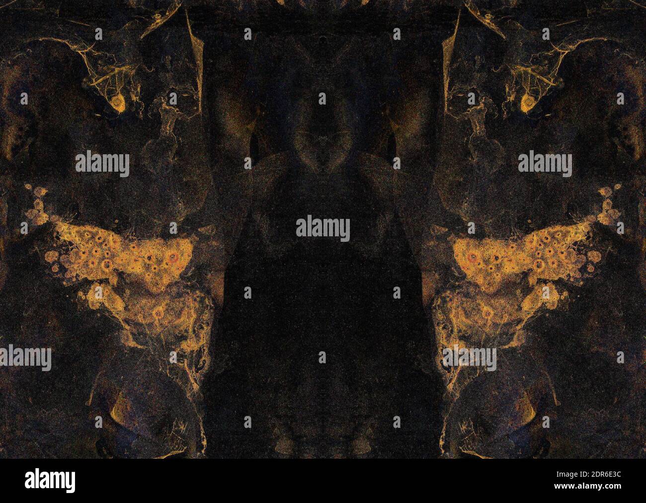 Abstract hand painted symmetrical texture with marble swirls. Creative ...