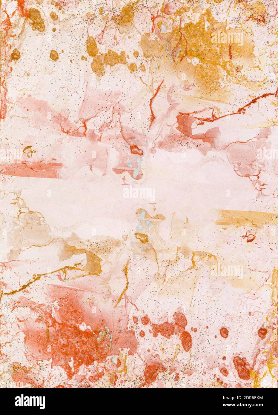 Abstract hand painted texture with marble swirls. Creative background ...