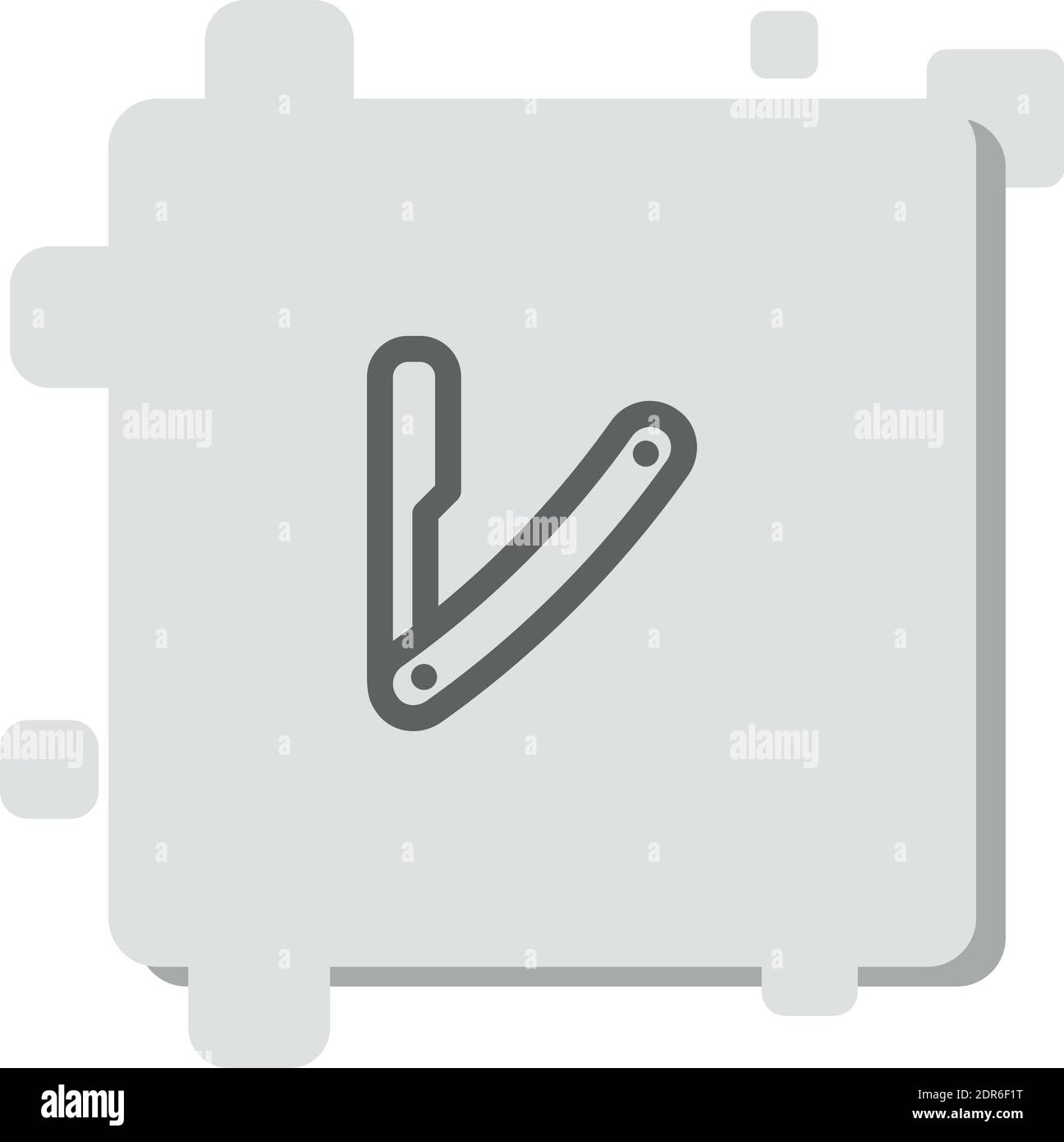 razor vector icon modern simple vector illustration Stock Vector Image ...