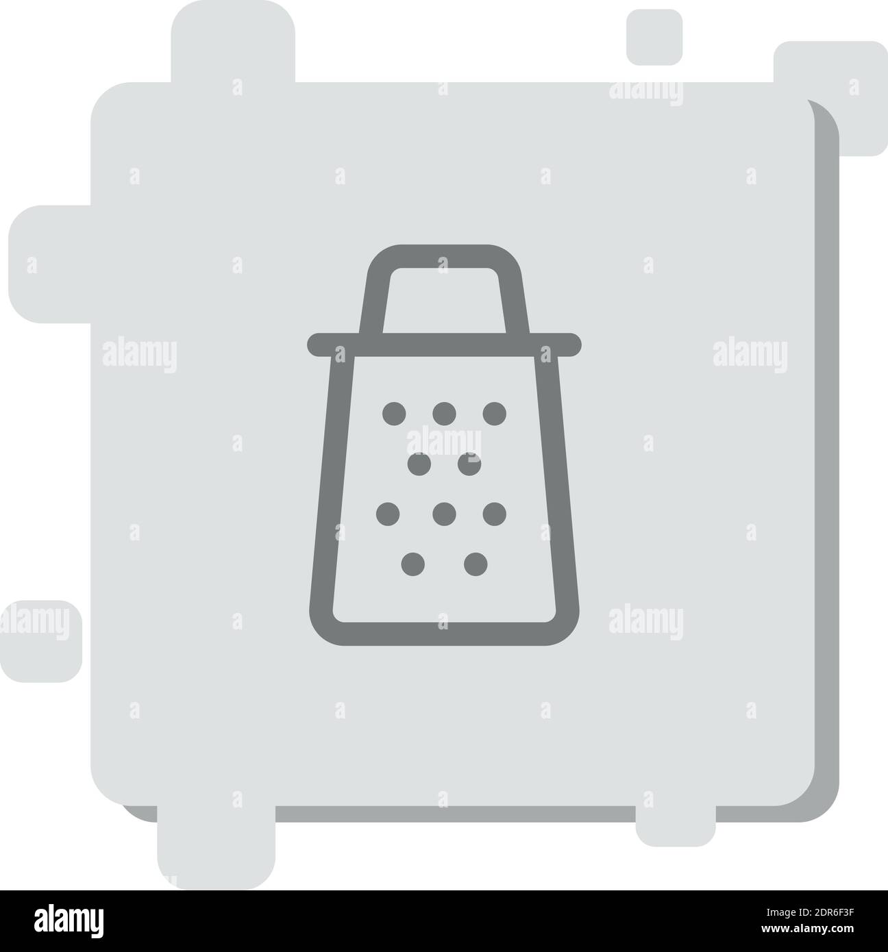 cheese grater vector icon modern simple vector illustration Stock ...