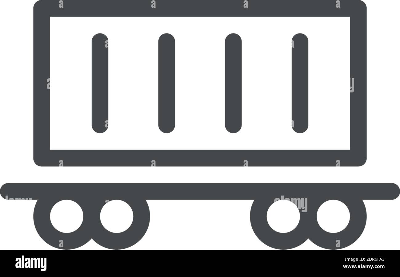freight vector icon modern simple vector illustration Stock Vector ...