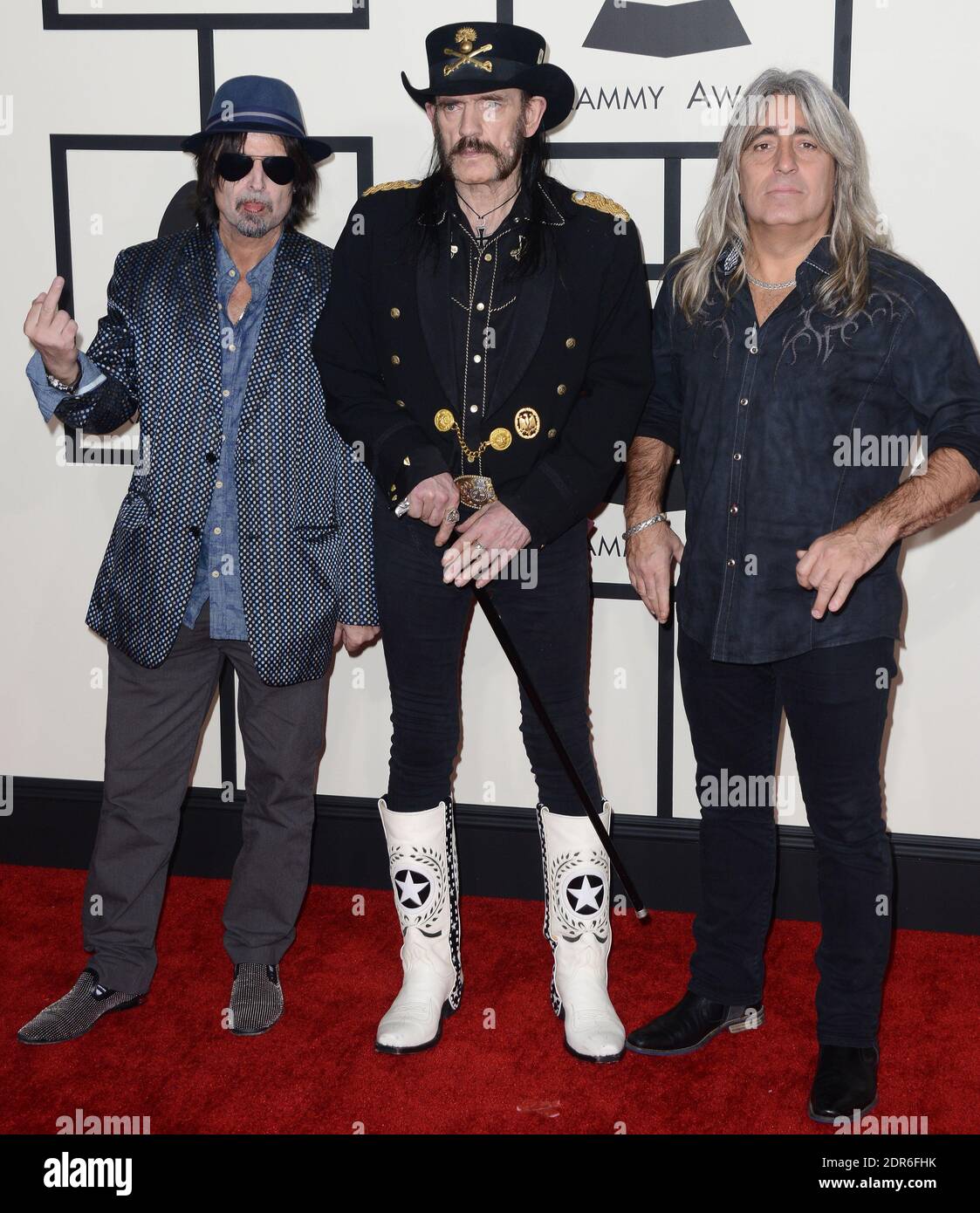File Photo : Motorhead attends the 57th Annual Grammy Awards at the ...