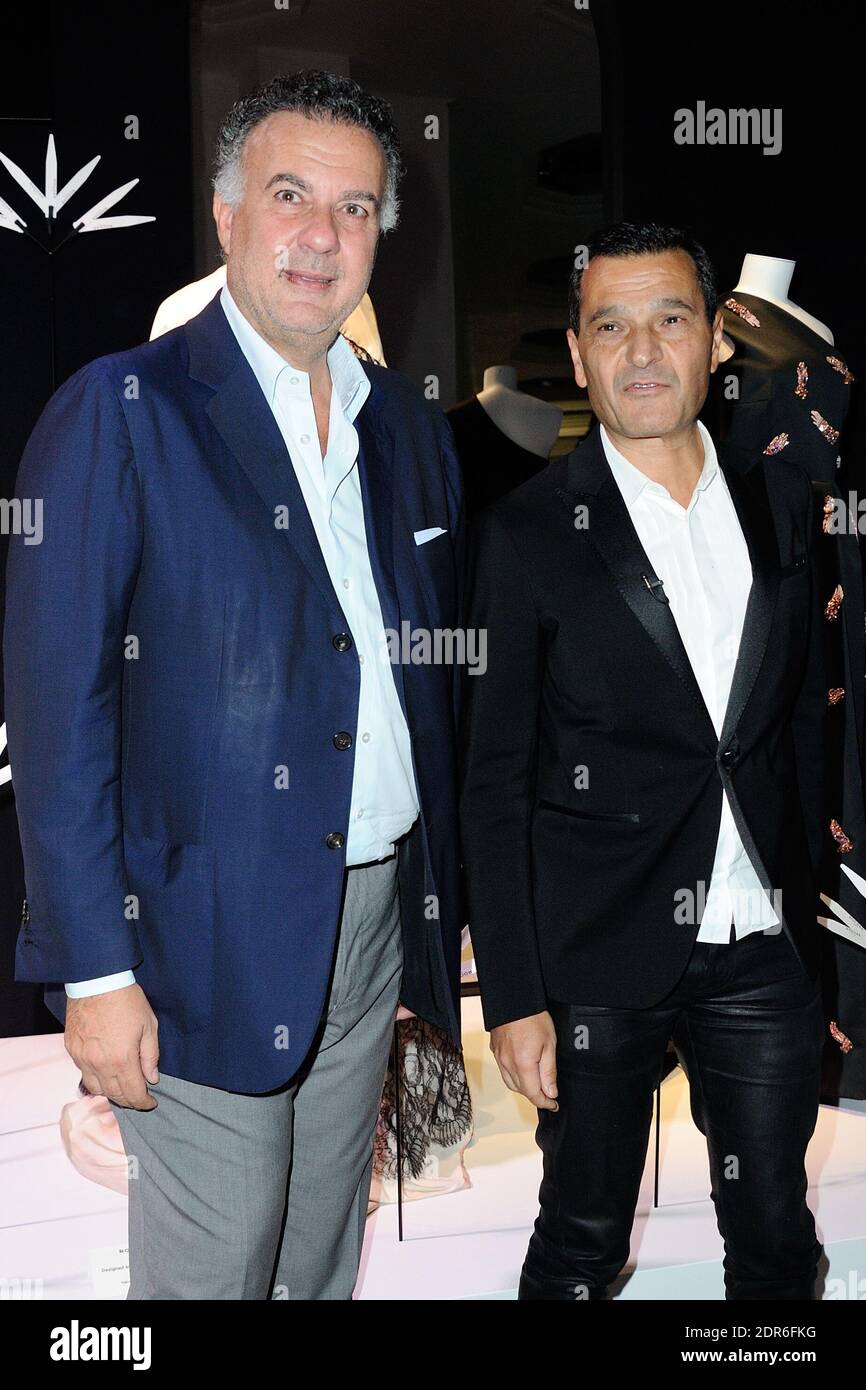 Jean Madar and Philippe Benacin attending the Rochas' 90th anniversary ...