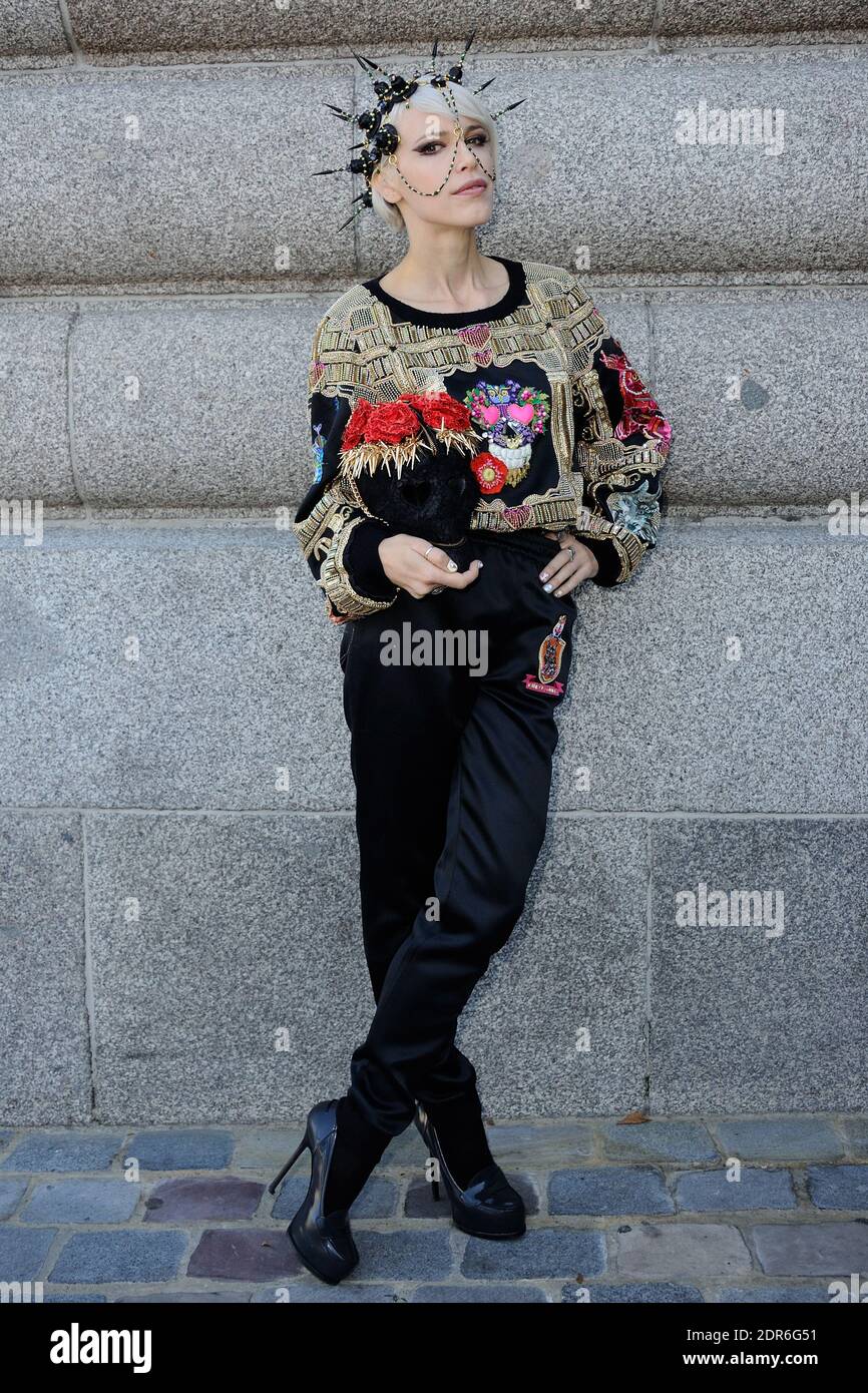 Aria Crescendo attending Manish Arora's Spring-Summer 2016 Women's ...