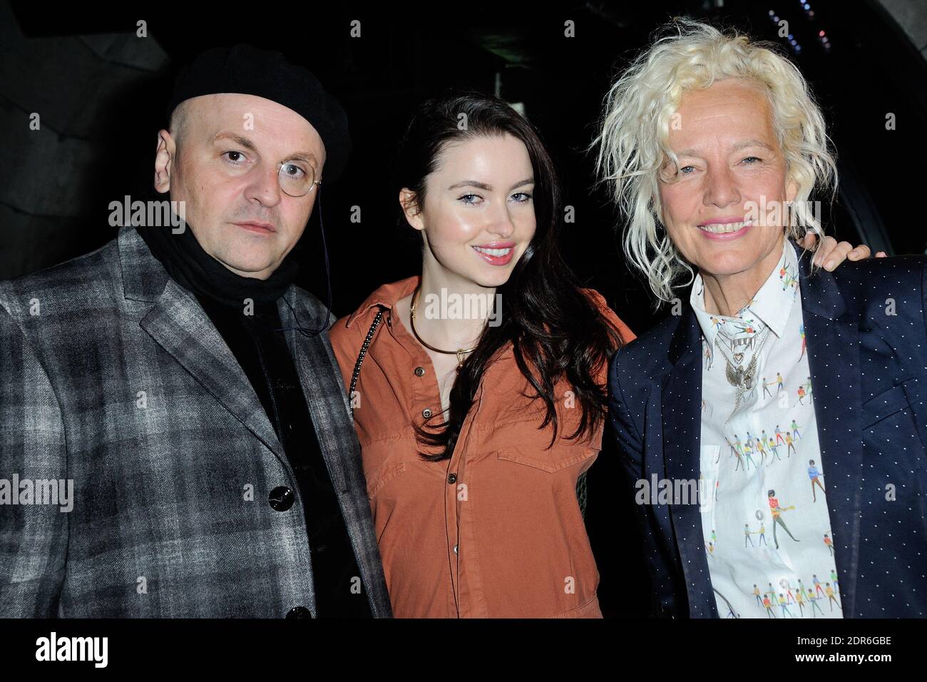 Sascha Lilic, Emma Miller and Ellen von Unwerth attending Manish Arora ...