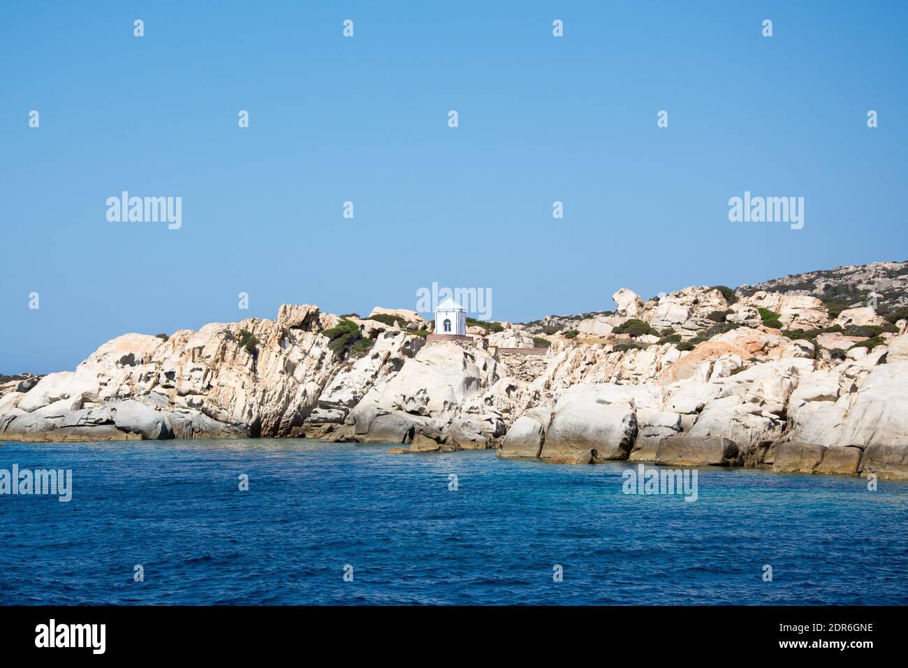 Chapel at the Cala Francese, Landscape of La Maddalena Island, Sardinia ...