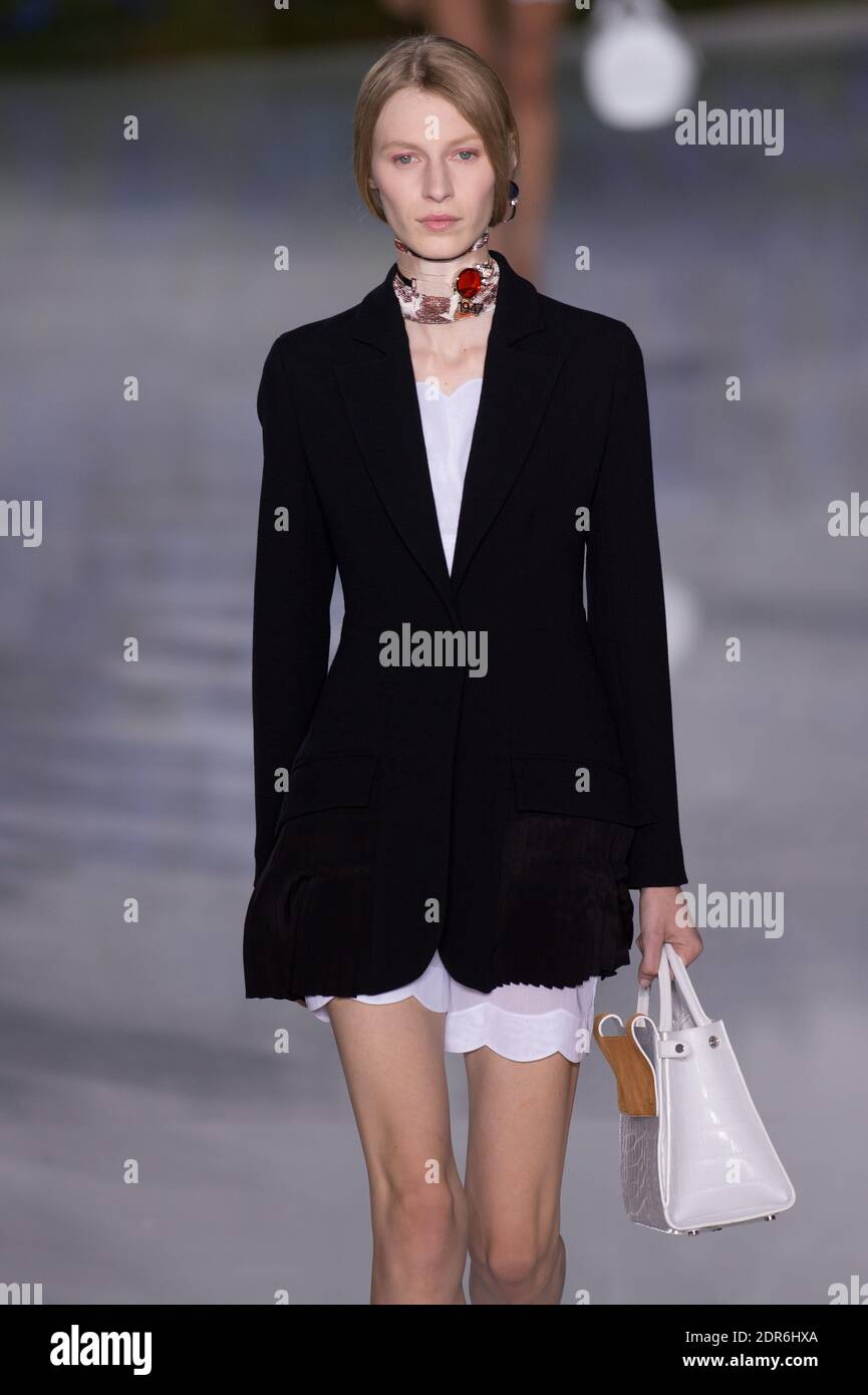 A model displays a creation for Christian Dior Spring-Summer 2016 Women ...