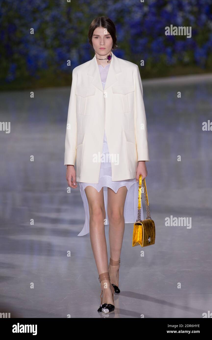 A model displays a creation for Christian Dior Spring-Summer 2016 Women ...