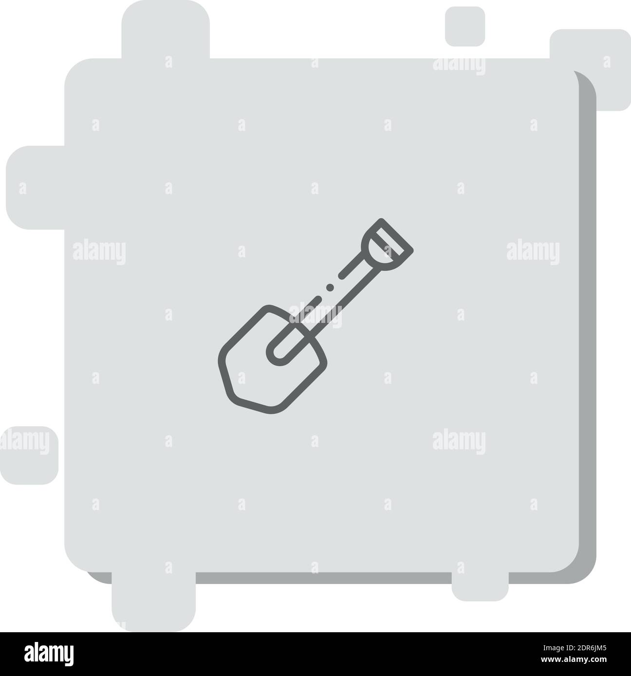 shovel vector icon modern simple vector illustration Stock Vector Image ...