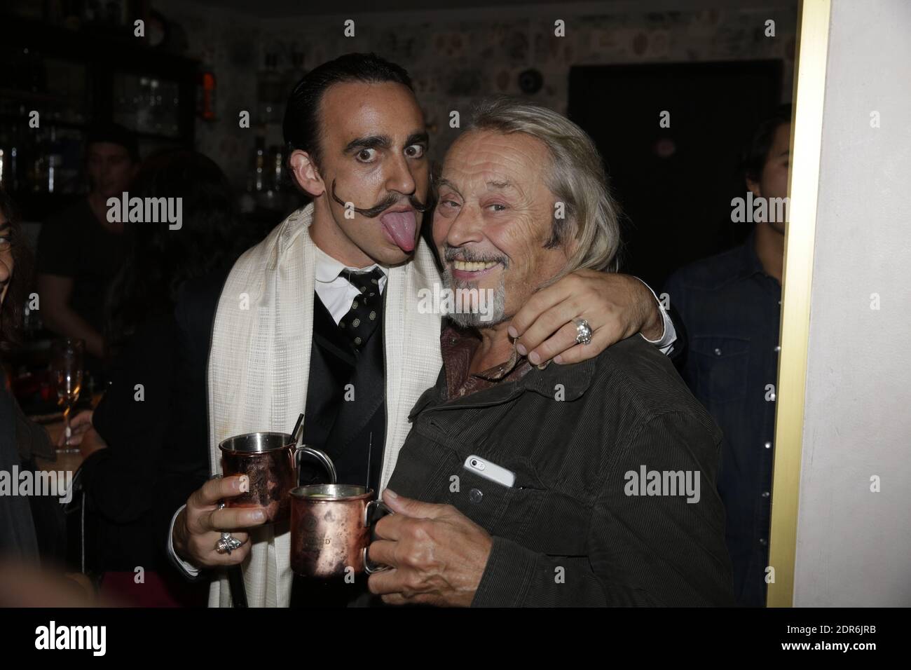 Nicolas Ullmann and Patrick Bouchitey attending the Bus Palladium 50th ...