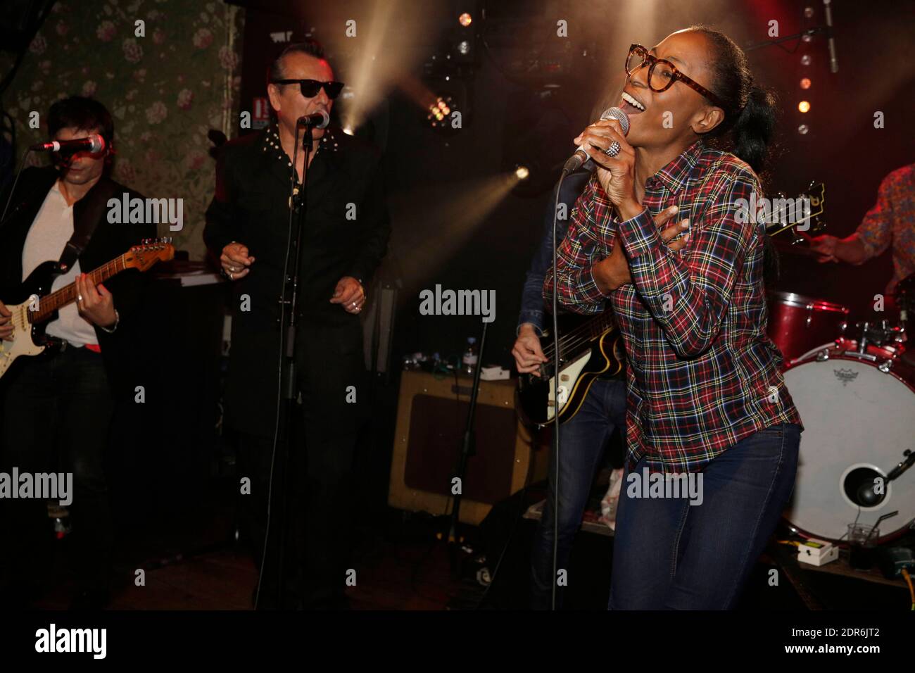 Laura Mayne and Alain Cheneviere attending the Bus Palladium 50th ...