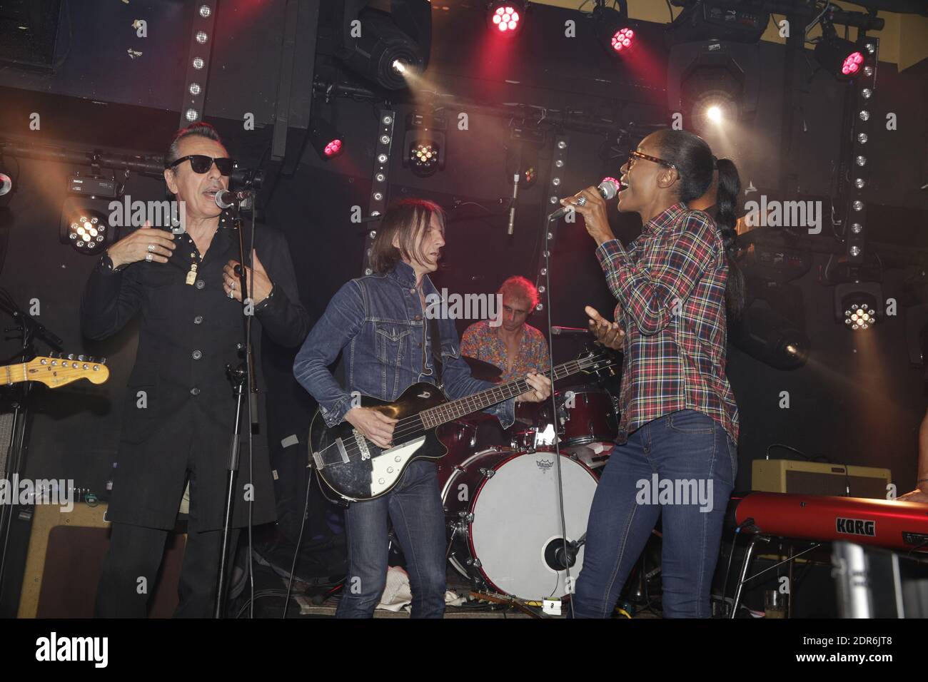 Laura Mayne and Alain Cheneviere attending the Bus Palladium 50th ...